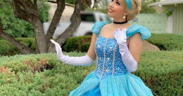 P131 COSPLAY Dress Princess Cinderella Costume tailor made adult GOWN WOMEN