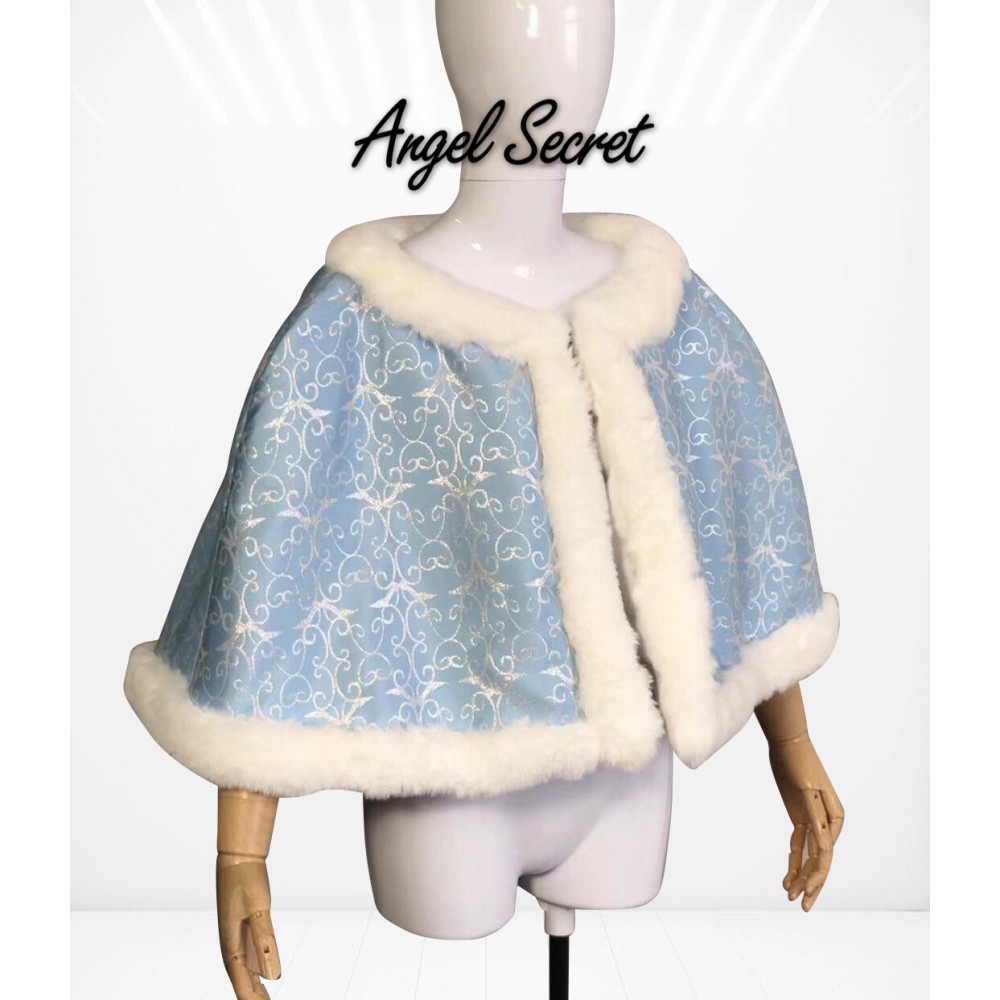 P259 Cinderella park version costume princess blue gown SILVER slipper ...